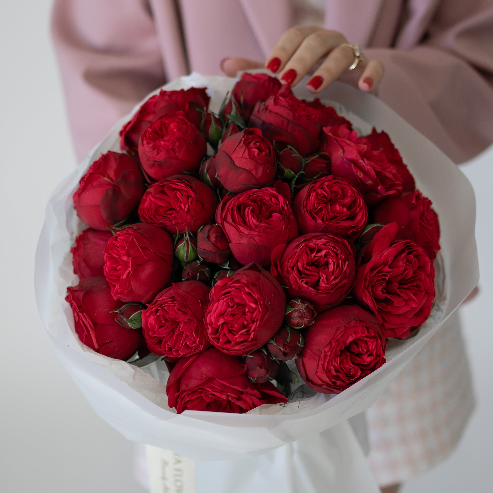 Bouquet No. 2001 Red Piano - by floral design Aya Flowers